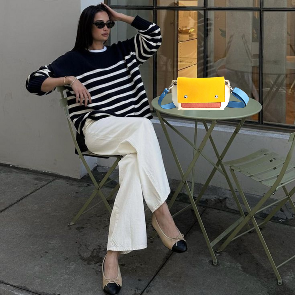 GREGOR Yellow Multi Color Belt Bag – Lefrac